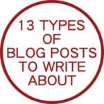 13 Types of Things To Write About On A Blog | WorkAnywhereNow.com