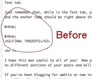 Power Up Your Posts: How To Add An Anchor On Wordpress ...